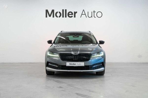 Grey Skoda SuperB 2022 in Vilnius, with an engine capacity of 2.00 L and mileage of 160 thousand km for 21900 €, photo 5 on AUTOMOTO.COM.LV