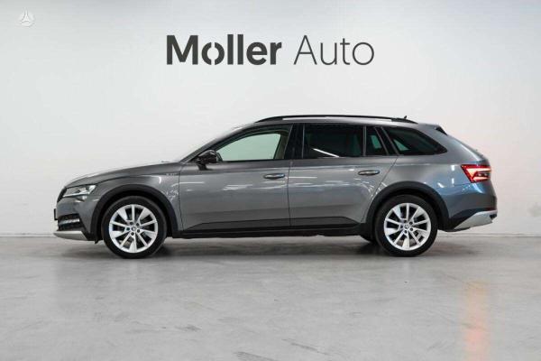 Grey Skoda SuperB 2022 in Vilnius, with an engine capacity of 2.00 L and mileage of 160 thousand km for 21900 €, photo 2 on AUTOMOTO.COM.LV