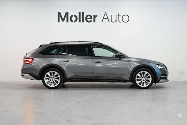 Grey Skoda SuperB 2022 in Vilnius, with an engine capacity of 2.00 L and mileage of 160 thousand km for 21900 €, photo 4 on AUTOMOTO.COM.LV