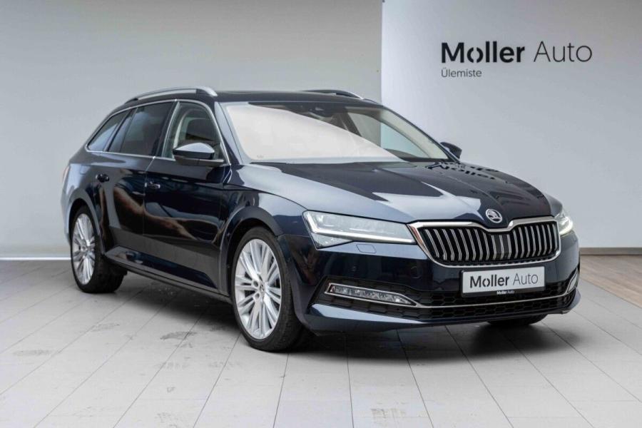Grey Skoda SuperB 2022 in Peetri, with an engine capacity of 2.00 L and mileage of 113 thousand km for 27000 €, photo 3 on AUTOMOTO.COM.LV