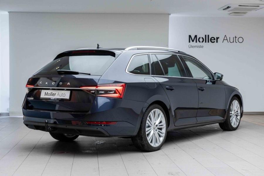 Grey Skoda SuperB 2022 in Peetri, with an engine capacity of 2.00 L and mileage of 113 thousand km for 27000 €, photo 5 on AUTOMOTO.COM.LV