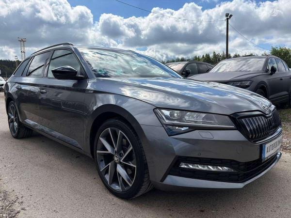 Grey Skoda SuperB 2022 in Vilnius, with an engine capacity of 1.40 L and mileage of 109 thousand km for 22600 €, photo 2 on AUTOMOTO.COM.LV