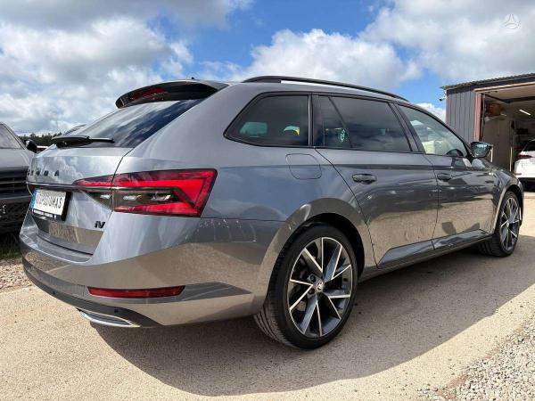 Grey Skoda SuperB 2022 in Vilnius, with an engine capacity of 1.40 L and mileage of 109 thousand km for 22600 €, photo 7 on AUTOMOTO.COM.LV