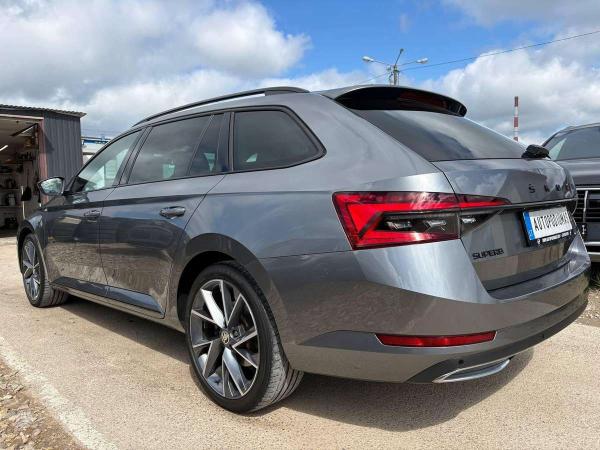 Grey Skoda SuperB 2022 in Vilnius, with an engine capacity of 1.40 L and mileage of 109 thousand km for 22600 €, photo 8 on AUTOMOTO.COM.LV