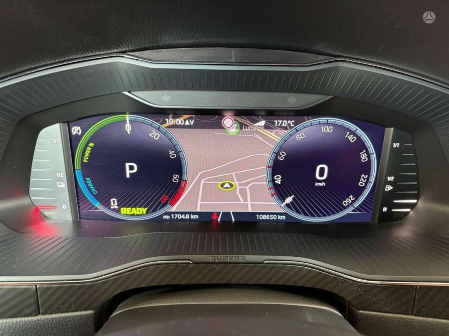Grey Skoda SuperB 2022 in Vilnius, with an engine capacity of 1.40 L and mileage of 109 thousand km for 22600 €, photo 19 on AUTOMOTO.COM.LV