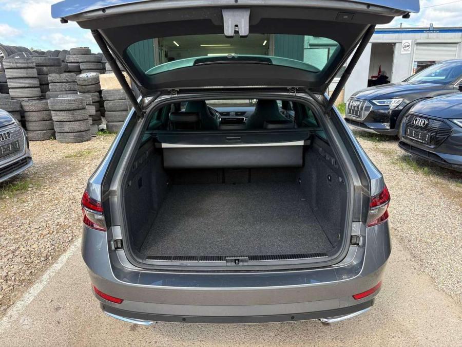 Grey Skoda SuperB 2022 in Vilnius, with an engine capacity of 1.40 L and mileage of 109 thousand km for 22600 €, photo 29 on AUTOMOTO.COM.LV