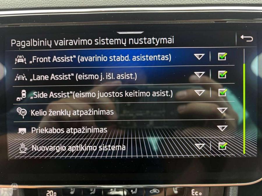 Grey Skoda SuperB 2022 in Vilnius, with an engine capacity of 0.00 L and mileage of 133 thousand km for 22500 €, photo 29 on AUTOMOTO.COM.LV