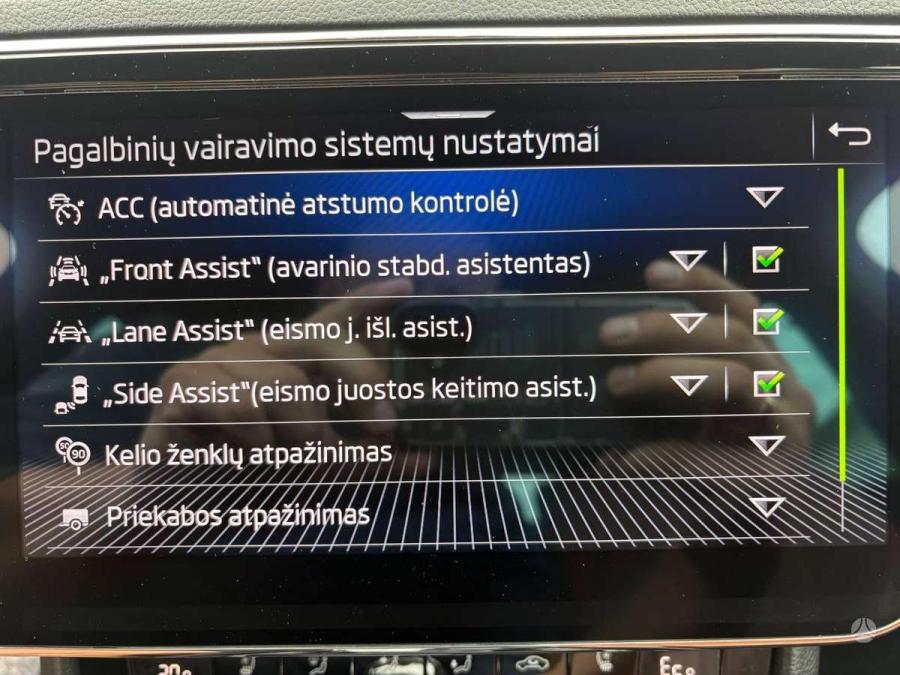 Grey Skoda SuperB 2022 in Vilnius, with an engine capacity of 0.00 L and mileage of 133 thousand km for 22500 €, photo 30 on AUTOMOTO.COM.LV