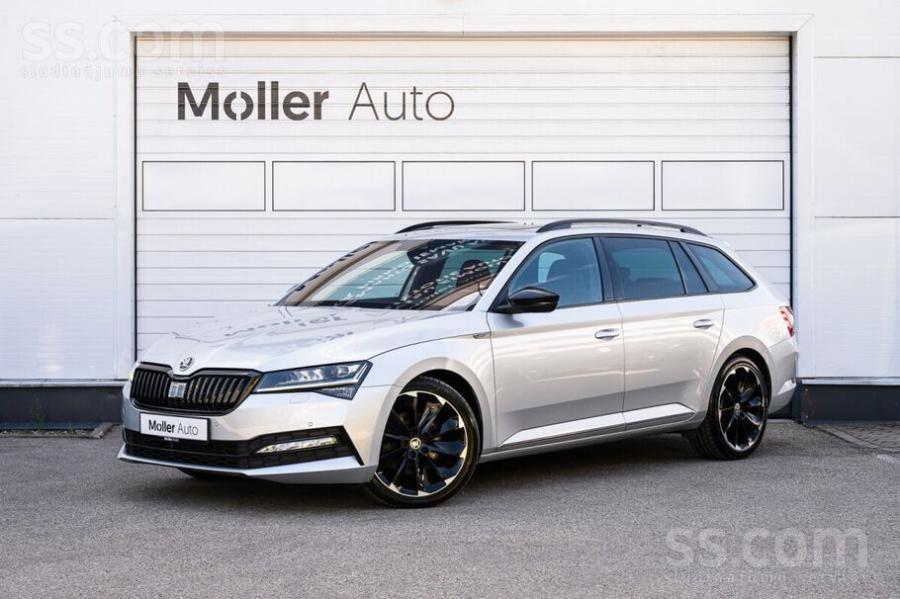 Grey Skoda SuperB 2022 in Riga, with an engine capacity of 2.00 L and mileage of 130 thousand km for 24950 €, photo 1 on AUTOMOTO.COM.LV