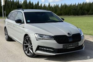 Grey Skoda SuperB 2022 in Vilnius, with an engine capacity of 1.97 L and mileage of 95 thousand km for 23900 €, photo 11 on AUTOMOTO.COM.LV