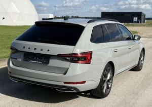 Grey Skoda SuperB 2022 in Vilnius, with an engine capacity of 1.97 L and mileage of 95 thousand km for 23900 €, photo 14 on AUTOMOTO.COM.LV