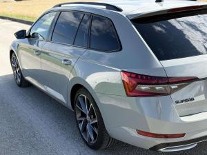 Grey Skoda SuperB 2022 in Vilnius, with an engine capacity of 1.97 L and mileage of 95 thousand km for 23900 €, photo 15 on AUTOMOTO.COM.LV