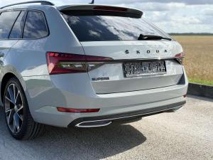 Grey Skoda SuperB 2022 in Vilnius, with an engine capacity of 1.97 L and mileage of 95 thousand km for 23900 €, photo 23 on AUTOMOTO.COM.LV
