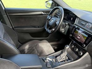 Grey Skoda SuperB 2022 in Vilnius, with an engine capacity of 1.97 L and mileage of 95 thousand km for 23900 €, photo 28 on AUTOMOTO.COM.LV