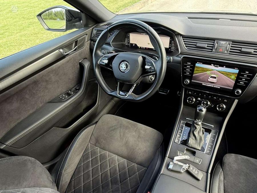 Grey Skoda SuperB 2022 in Vilnius, with an engine capacity of 1.97 L and mileage of 95 thousand km for 23900 €, photo 32 on AUTOMOTO.COM.LV