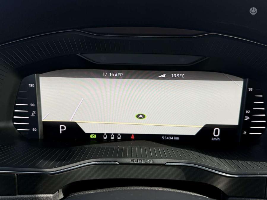 Grey Skoda SuperB 2022 in Vilnius, with an engine capacity of 1.97 L and mileage of 95 thousand km for 23900 €, photo 40 on AUTOMOTO.COM.LV