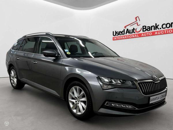 Grey Skoda SuperB 2022 in Marijampole, with an engine capacity of 1.97 L and mileage of 179 thousand km for 16456 €, photo 3 on AUTOMOTO.COM.LV