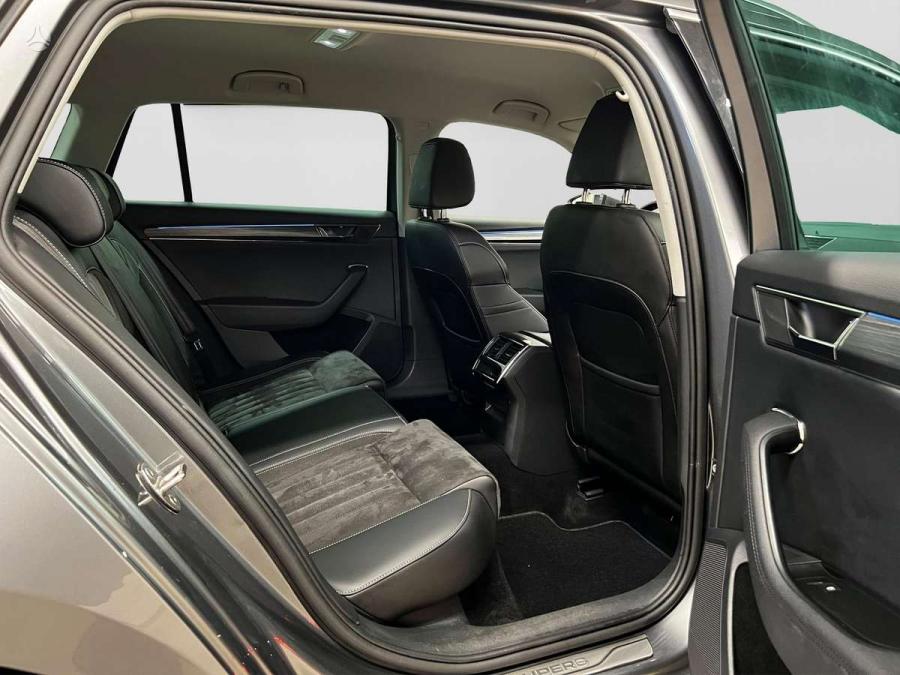 Pelēks Skoda SuperB 2022 Marijampole, ar dzinēja tilpumu 1.97 L un nobraukumu 179 tūkst. km par 16456 €, foto 17 vietnē AUTOMOTO.COM.LV