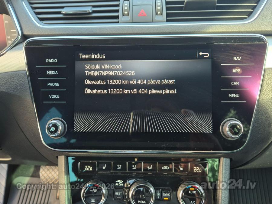 Grey Skoda SuperB 2022 in Parnu, with an engine capacity of 1.50 L and mileage of 68 thousand km for 23500 €, photo 18 on AUTOMOTO.COM.LV