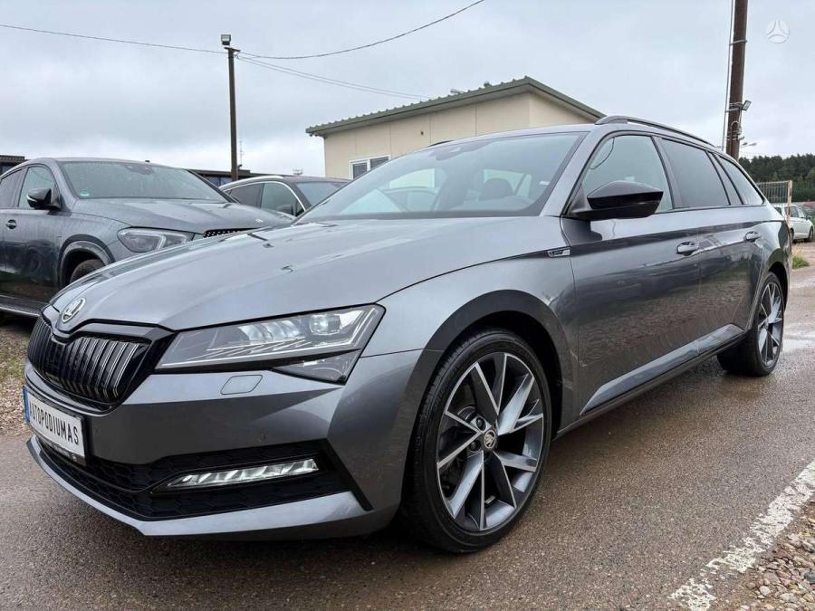 Pelēks Skoda SuperB 2022 Viļņa, ar dzinēja tilpumu 1.40 L un nobraukumu 109 tūkst. km par 22600 €, foto 1 vietnē AUTOMOTO.COM.LV