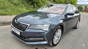 Grey Skoda SuperB 2022 in Vilnius, with an engine capacity of 0.00 L and mileage of 112 thousand km for 17666 €, photo  on AUTOMOTO.COM.LV