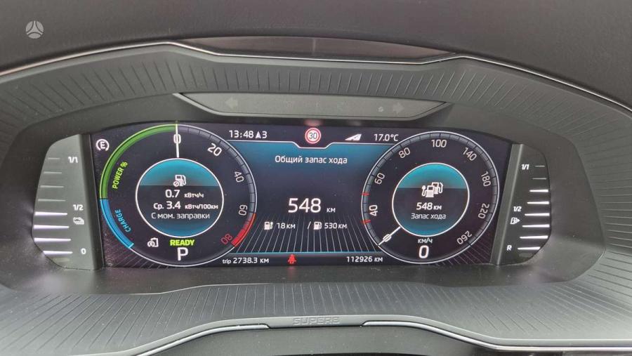 Grey Skoda SuperB 2022 in Vilnius, with an engine capacity of 0.00 L and mileage of 112 thousand km for 17666 €, photo 19 on AUTOMOTO.COM.LV