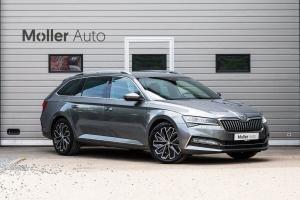 Grey Skoda SuperB 2022 in Jelgava, with an engine capacity of 2.00 L and mileage of 157 thousand km for 22650 €, photo 3 on AUTOMOTO.COM.LV