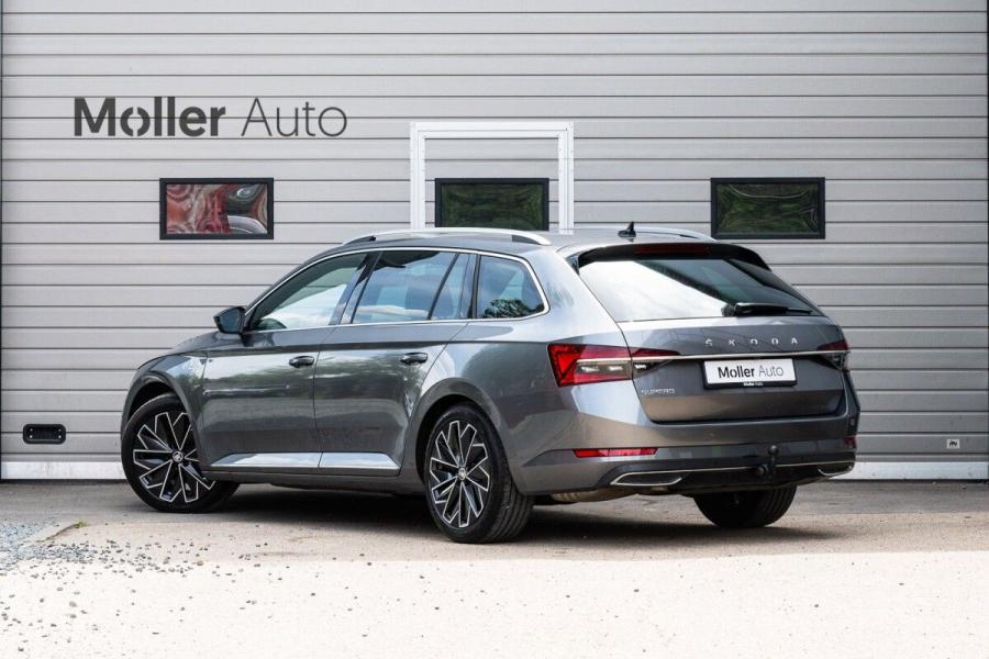 Grey Skoda SuperB 2022 in Jelgava, with an engine capacity of 2.00 L and mileage of 157 thousand km for 22650 €, photo 4 on AUTOMOTO.COM.LV