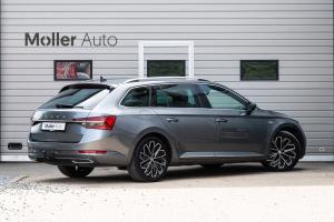 Grey Skoda SuperB 2022 in Jelgava, with an engine capacity of 2.00 L and mileage of 157 thousand km for 22650 €, photo 5 on AUTOMOTO.COM.LV