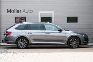 Grey Skoda SuperB 2022 in Jelgava, with an engine capacity of 2.00 L and mileage of 157 thousand km for 22650 €, photo 6 on AUTOMOTO.COM.LV