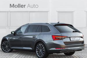 Grey Skoda SuperB 2022 in Ventspils, with an engine capacity of 1.40 L and mileage of 103 thousand km for 26700 €, photo 4 on AUTOMOTO.COM.LV