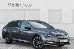 Grey Skoda SuperB 2022 in Ventspils, with an engine capacity of 1.40 L and mileage of 103 thousand km for 26700 €, photo 8 on AUTOMOTO.COM.LV