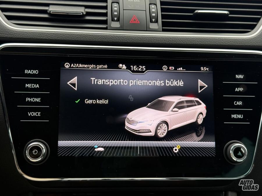 Pelēks Skoda SuperB 2022 Viļņa, ar dzinēja tilpumu 2.00 L un nobraukumu 217 tūkst. km par 15999 €, foto 21 vietnē AUTOMOTO.COM.LV
