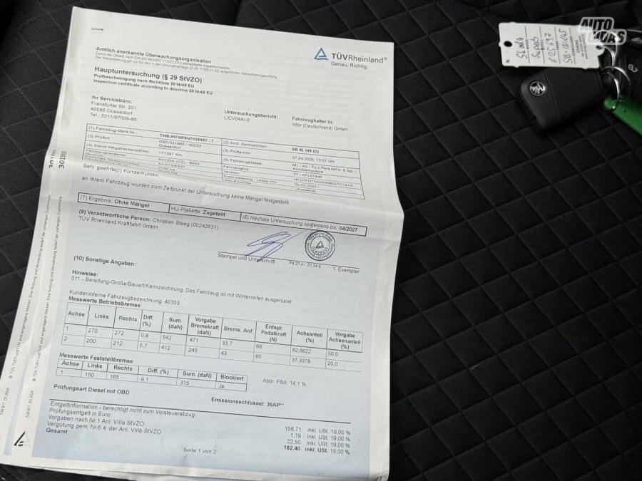 Pelēks Skoda SuperB 2022 Viļņa, ar dzinēja tilpumu 2.00 L un nobraukumu 217 tūkst. km par 15999 €, foto 32 vietnē AUTOMOTO.COM.LV