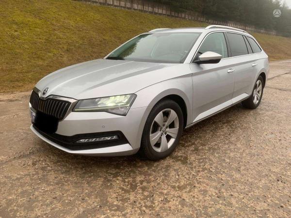 Grey Skoda SuperB 2023 in Vilnius, with an engine capacity of 2.00 L and mileage of 190 thousand km for 16300 €, photo 1 on AUTOMOTO.COM.LV