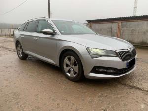 Grey Skoda SuperB 2023 in Vilnius, with an engine capacity of 2.00 L and mileage of 190 thousand km for 16300 €, photo 4 on AUTOMOTO.COM.LV