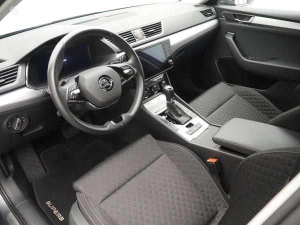 Grey Skoda SuperB 2023 in Vilnius, with an engine capacity of 1.97 L and mileage of 205 thousand km for 15800 €, photo 9 on AUTOMOTO.COM.LV
