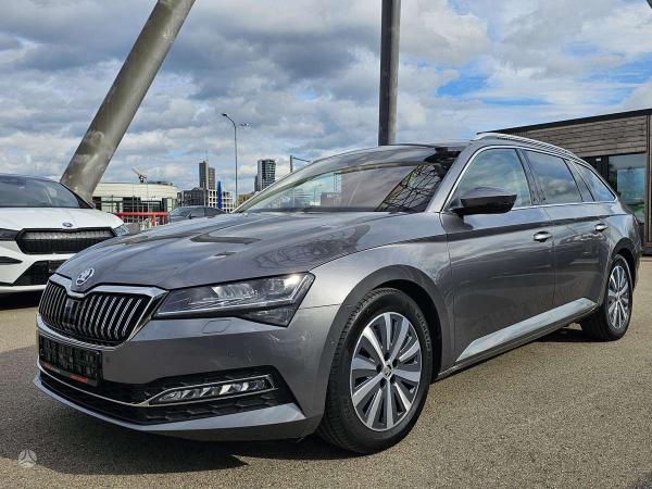 Grey Skoda SuperB 2023 in Vilnius, with an engine capacity of 1.97 L and mileage of 86 thousand km for 23500 €, photo 1 on AUTOMOTO.COM.LV
