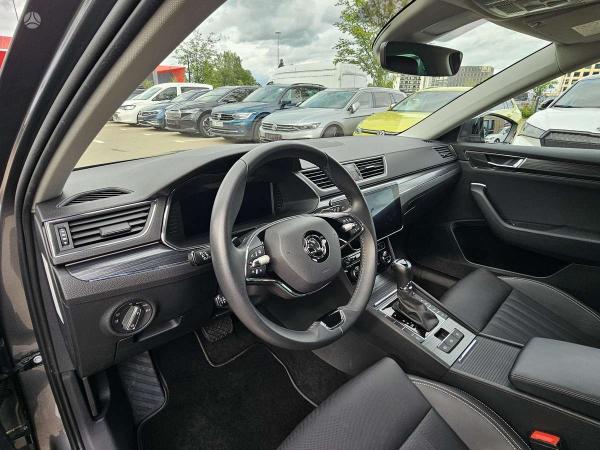 Grey Skoda SuperB 2023 in Vilnius, with an engine capacity of 1.97 L and mileage of 86 thousand km for 23500 €, photo 10 on AUTOMOTO.COM.LV
