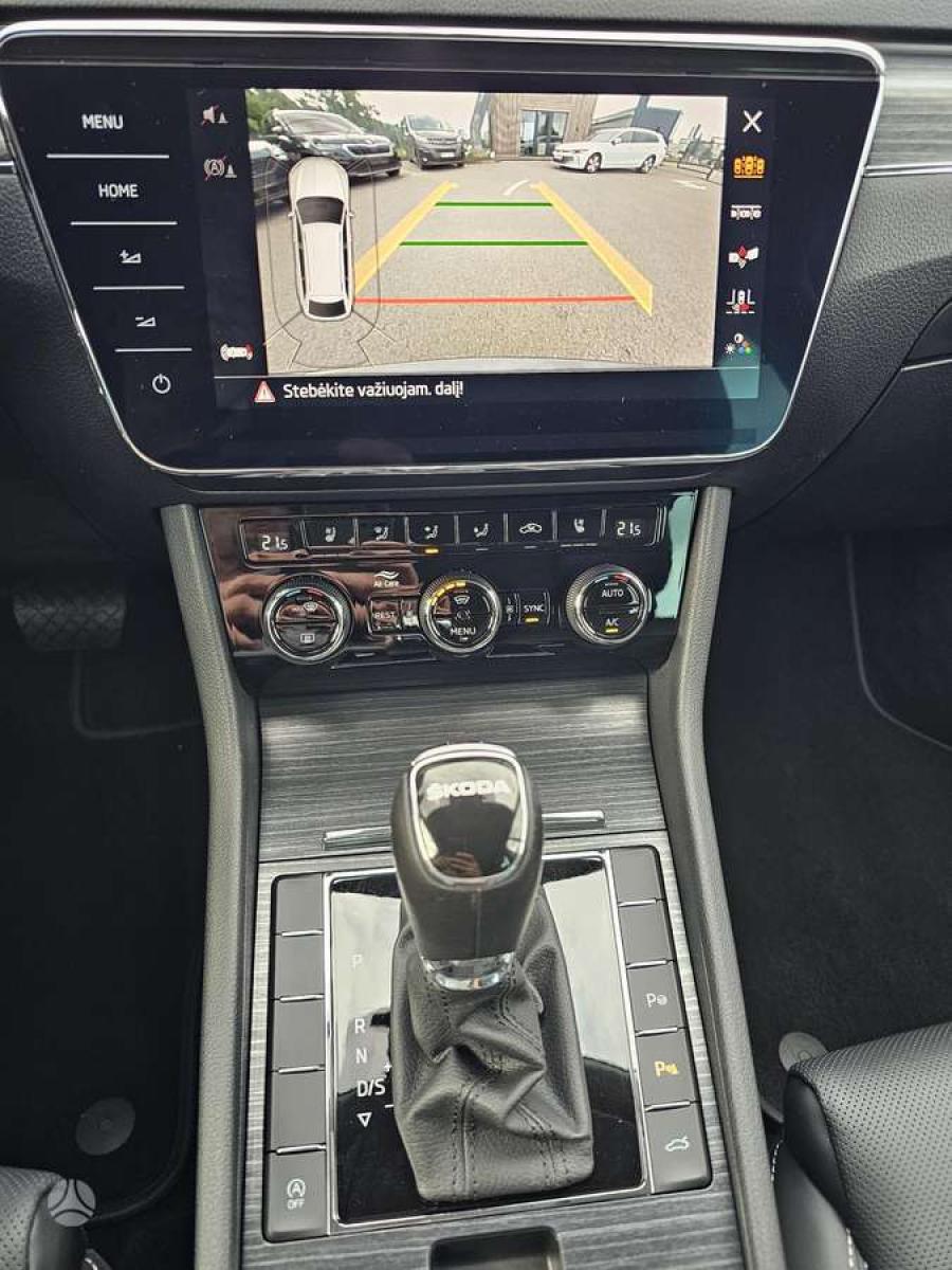 Pelēks Skoda SuperB 2023 Viļņa, ar dzinēja tilpumu 1.97 L un nobraukumu 86 tūkst. km par 23500 €, foto 16 vietnē AUTOMOTO.COM.LV