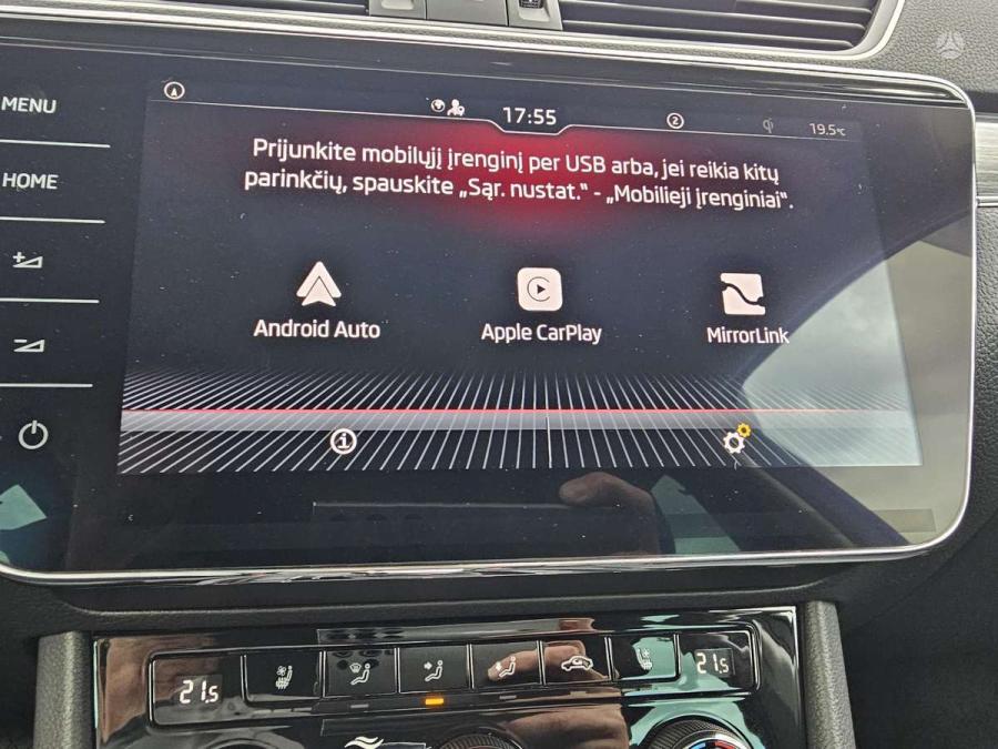 Pelēks Skoda SuperB 2023 Viļņa, ar dzinēja tilpumu 1.97 L un nobraukumu 86 tūkst. km par 23500 €, foto 26 vietnē AUTOMOTO.COM.LV