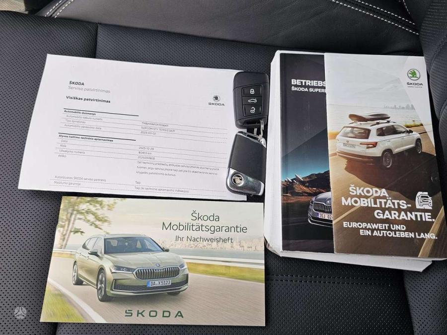 Pelēks Skoda SuperB 2023 Viļņa, ar dzinēja tilpumu 1.97 L un nobraukumu 86 tūkst. km par 23500 €, foto 34 vietnē AUTOMOTO.COM.LV