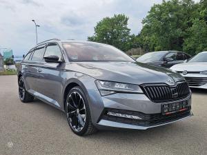 Pelēks Skoda SuperB 2023 Viļņa, ar dzinēja tilpumu 1.97 L un nobraukumu 180 tūkst. km par 21500 €, foto  vietnē AUTOMOTO.COM.LV