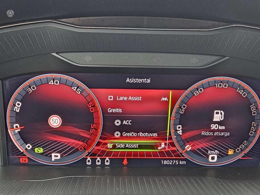 Pelēks Skoda SuperB 2023 Viļņa, ar dzinēja tilpumu 1.97 L un nobraukumu 180 tūkst. km par 21500 €, foto 11 vietnē AUTOMOTO.COM.LV