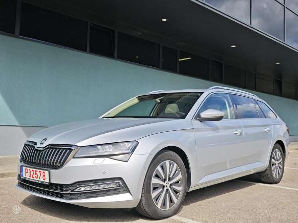 Grey Skoda SuperB 2023 in Vilnius, with an engine capacity of 1.97 L and mileage of 157 thousand km for 21600 €, photo 2 on AUTOMOTO.COM.LV