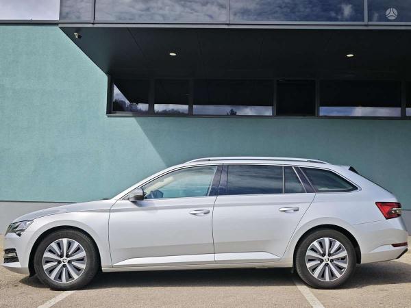 Grey Skoda SuperB 2023 in Vilnius, with an engine capacity of 1.97 L and mileage of 157 thousand km for 21600 €, photo 3 on AUTOMOTO.COM.LV