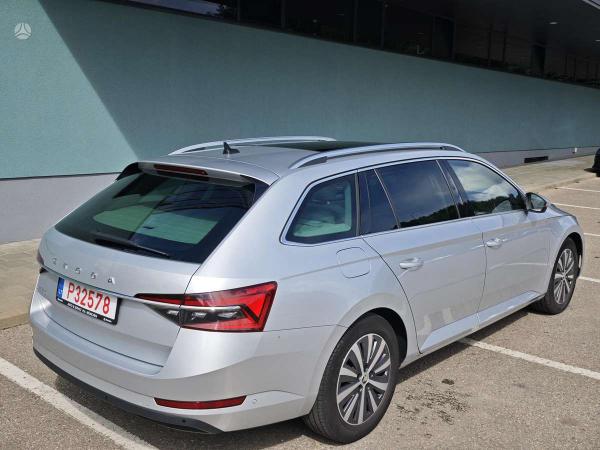 Grey Skoda SuperB 2023 in Vilnius, with an engine capacity of 1.97 L and mileage of 157 thousand km for 21600 €, photo 10 on AUTOMOTO.COM.LV