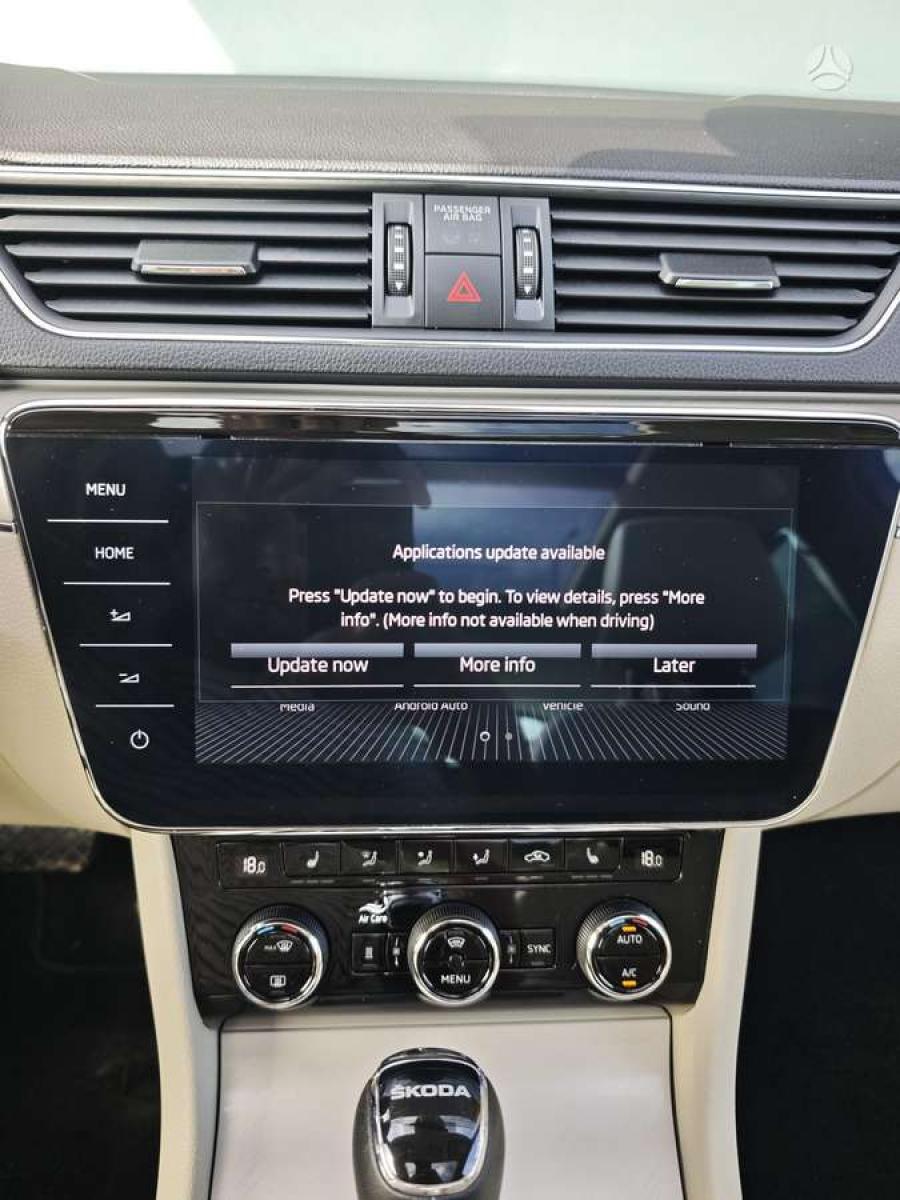 Pelēks Skoda SuperB 2023 Viļņa, ar dzinēja tilpumu 1.97 L un nobraukumu 157 tūkst. km par 21600 €, foto 28 vietnē AUTOMOTO.COM.LV