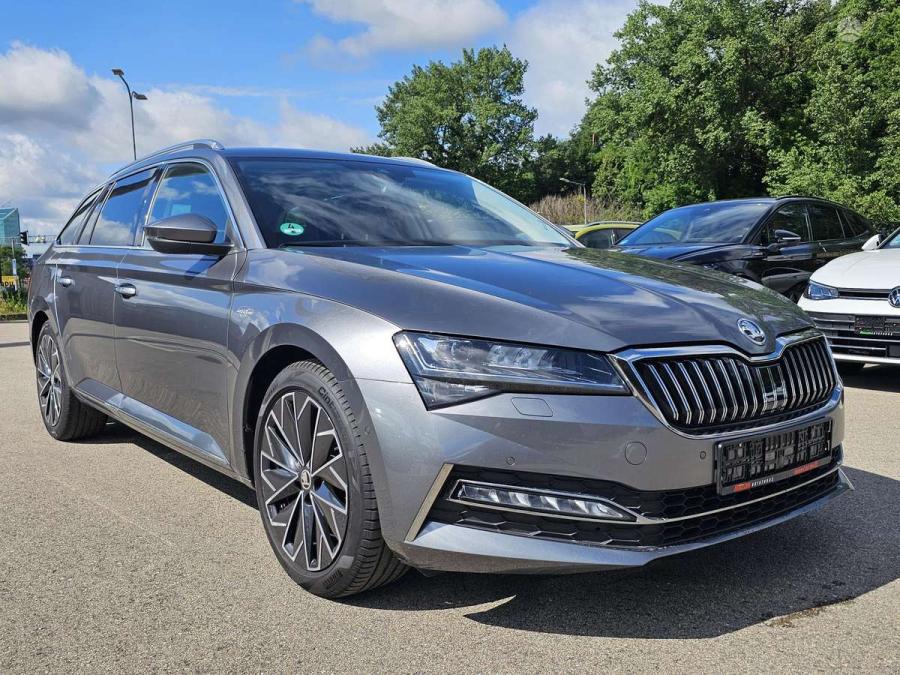 Grey Skoda SuperB 2023 in Vilnius, with an engine capacity of 1.97 L and mileage of 160 thousand km for 22500 €, photo 3 on AUTOMOTO.COM.LV