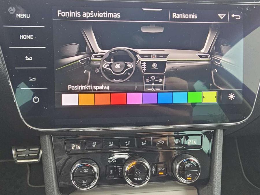 Grey Skoda SuperB 2023 in Vilnius, with an engine capacity of 1.97 L and mileage of 160 thousand km for 22500 €, photo 17 on AUTOMOTO.COM.LV